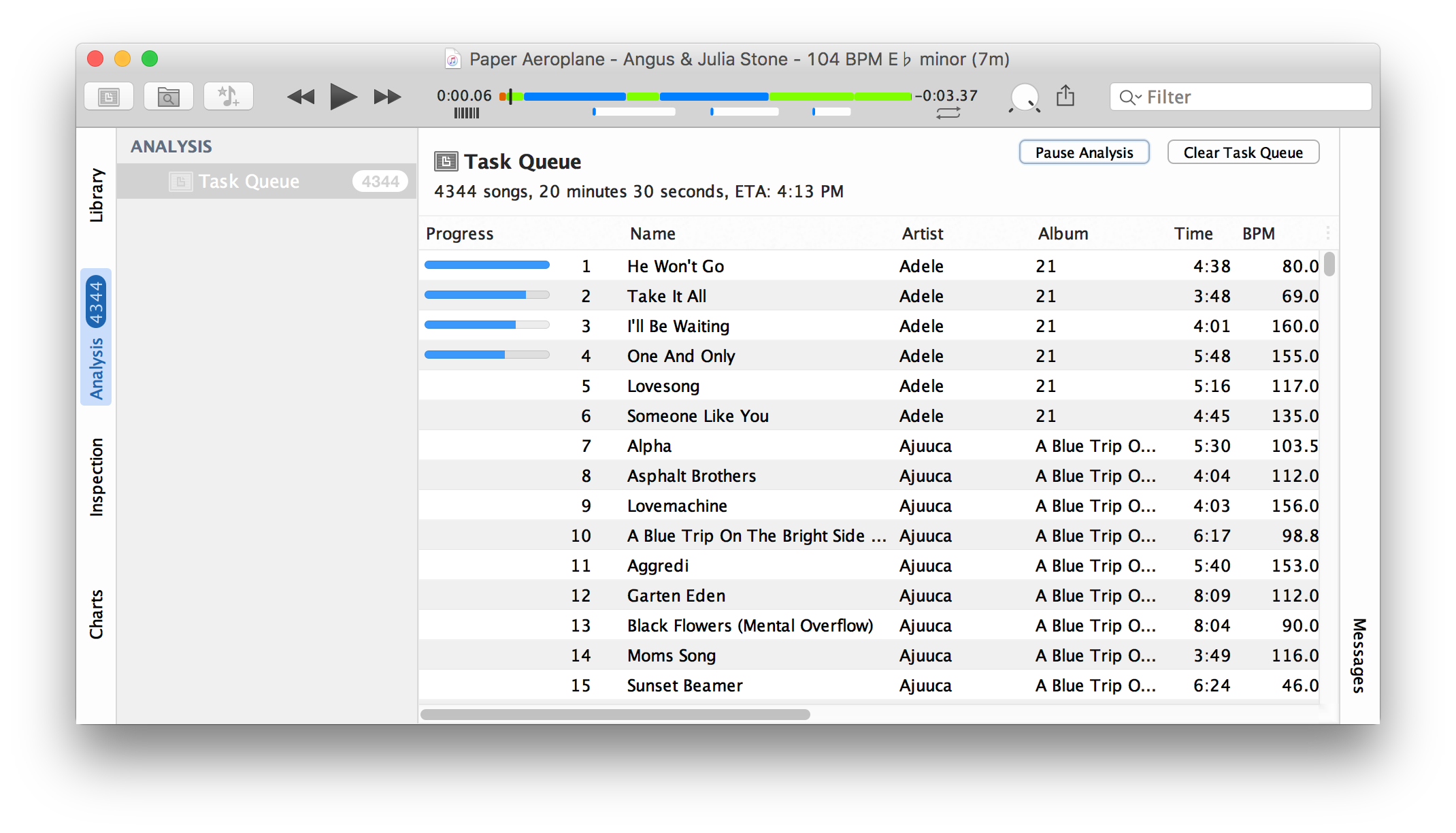 beaTunes ~ BPM Detection beaTunes ~ BPM Detection